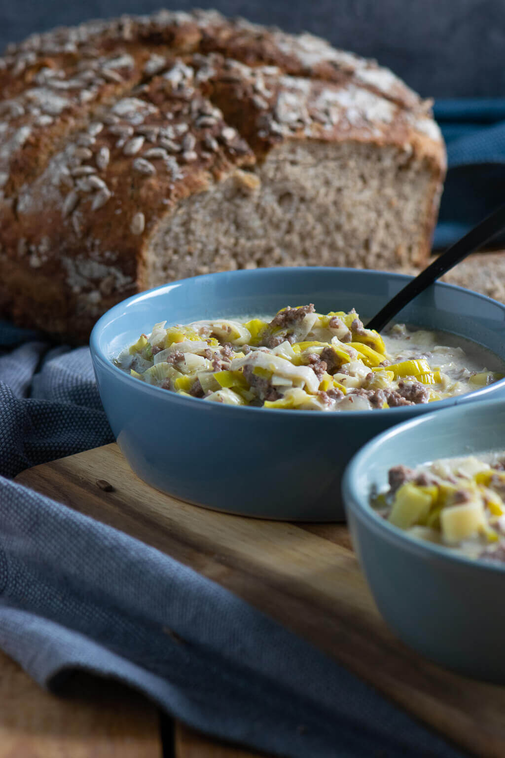 Diese 20 Minuten Lauch Hackfleisch Suppe schmeckt lecker und sättigt!