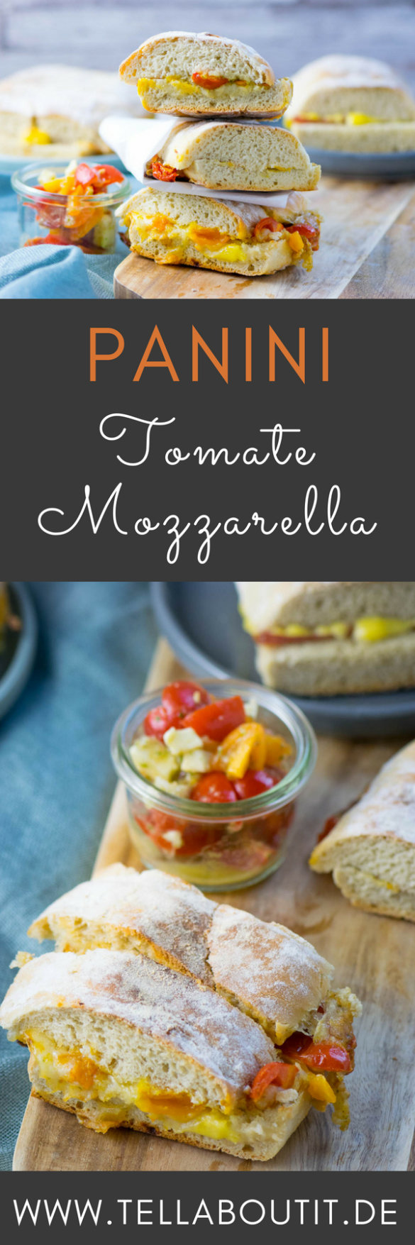 Tomate Mozzarella Panini von Kontaktgrill