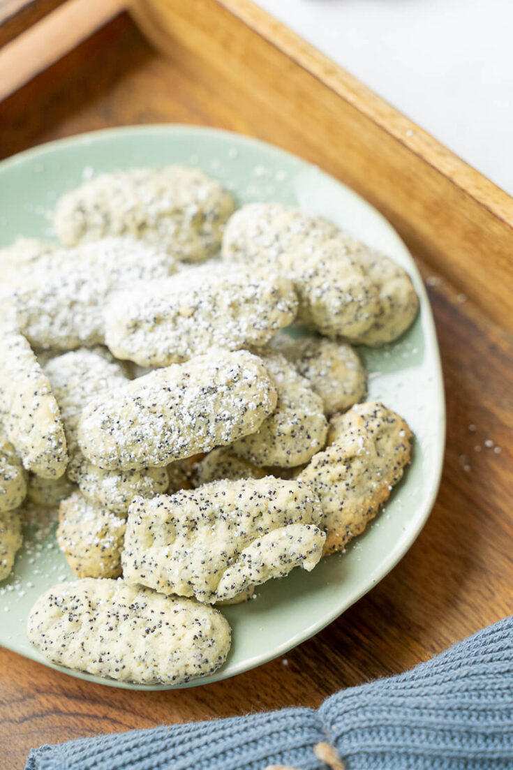 Mohnspritzgebäck - einfache Mohnstangen mit der Gebäckpresse backen ...