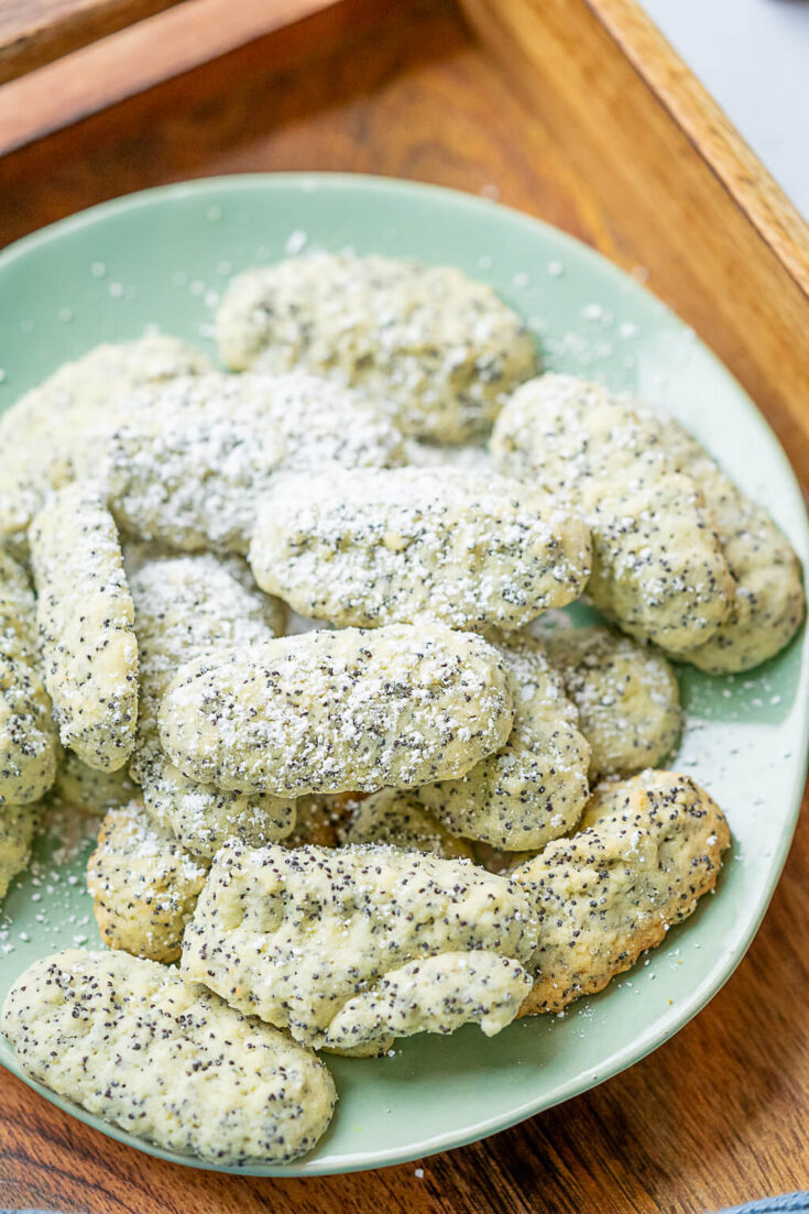 Mohnspritzgebäck - einfache Mohnstangen mit der Gebäckpresse backen ...