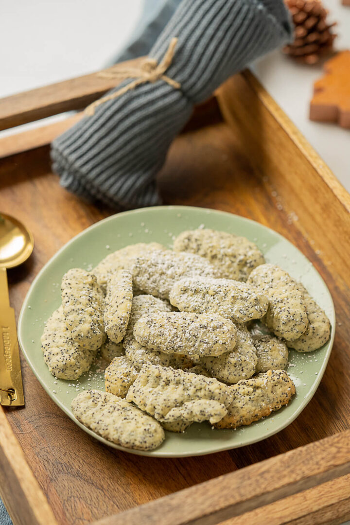 Mohnspritzgebäck - einfache Mohnstangen mit der Gebäckpresse backen ...