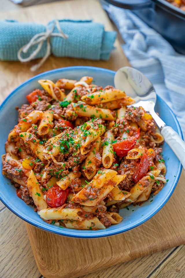 Verwunderlich Nudel Pfanne Rezept Fotos
