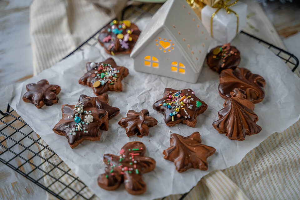 Schoko-Anis Lebkuchen Plätzchen - Einfach Malene