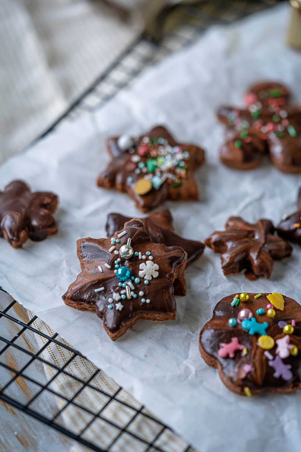 Schoko-Anis Lebkuchen Plätzchen - Einfach Malene