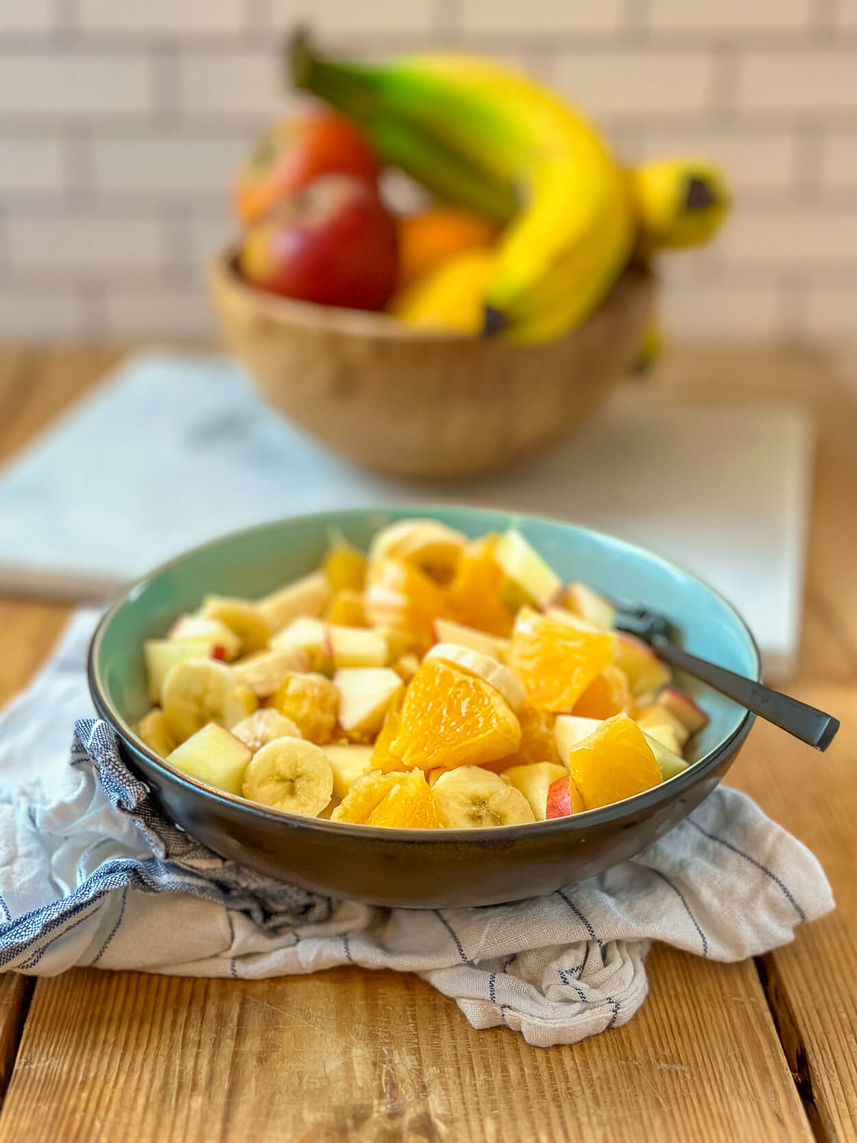 Einfacher Obstsalat mit nur 3 Zutaten - Einfach Malene