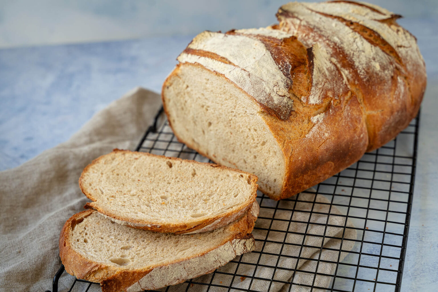 Joghurtkruste - Super einfaches Brot Rezept mit knuspriger Kruste ...