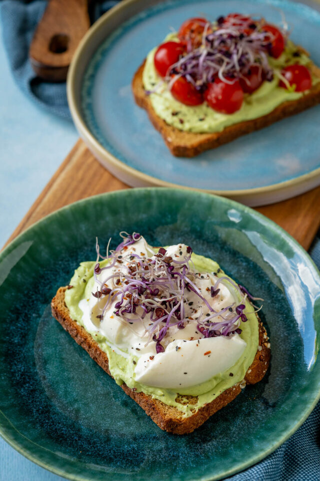 Rezept für Avocado Creme mit Frischkäse - für Avocado Toast
