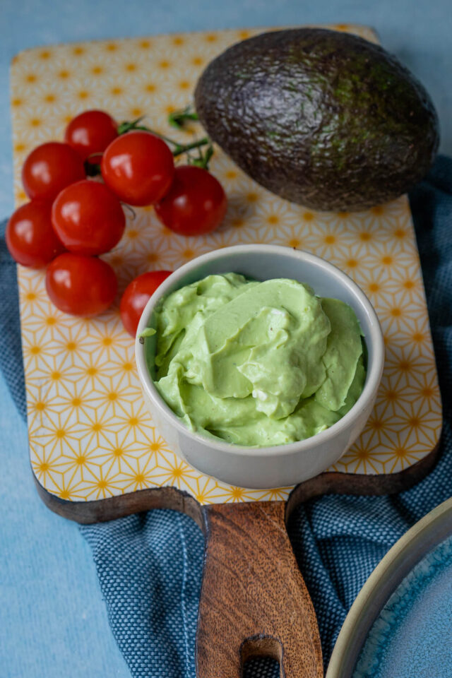 Rezept für Avocado Creme mit Frischkäse - für Avocado Toast