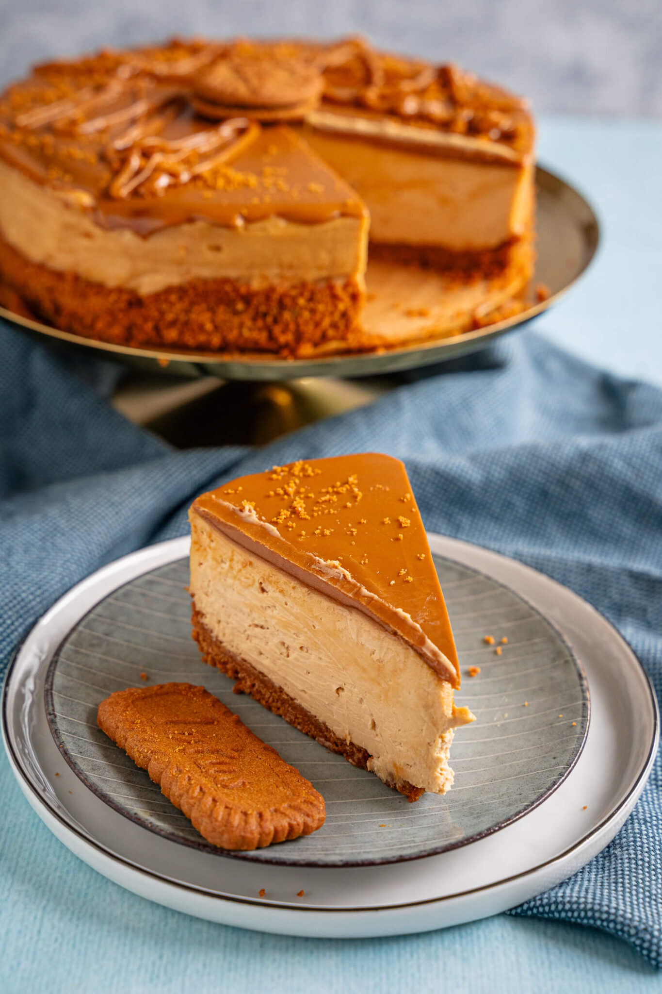 Lotus Cheesecake - Käsekuchen Rezept ohne Backen