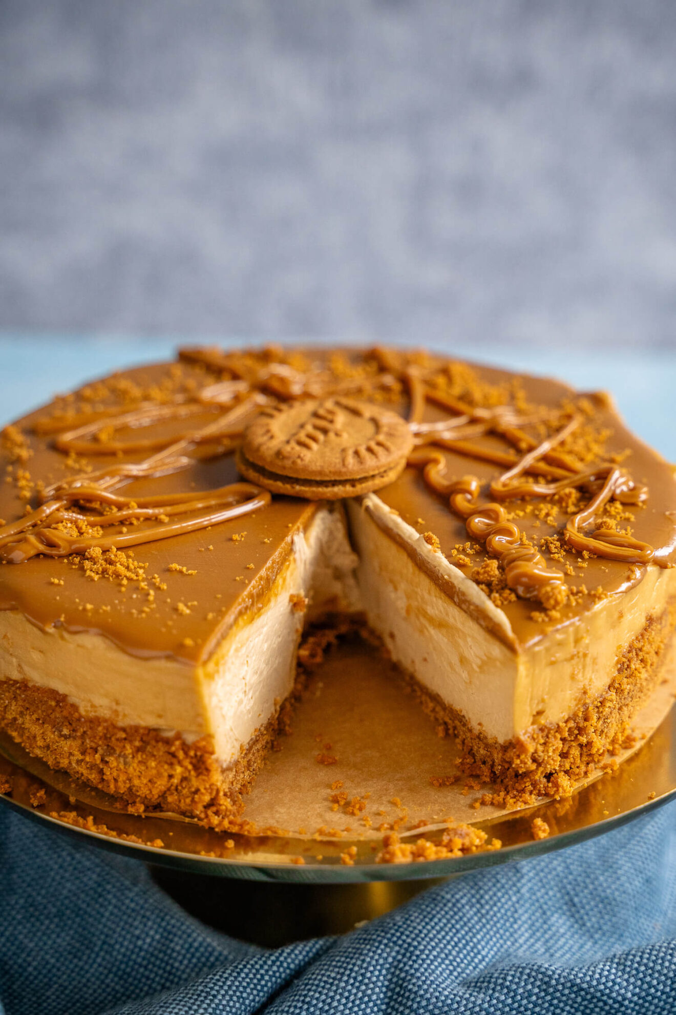 Lotus Cheesecake - Käsekuchen Rezept ohne Backen