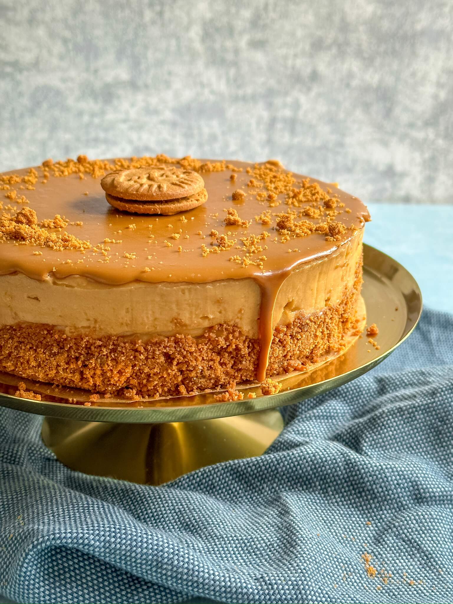 Lotus Cheesecake - Käsekuchen Rezept ohne Backen