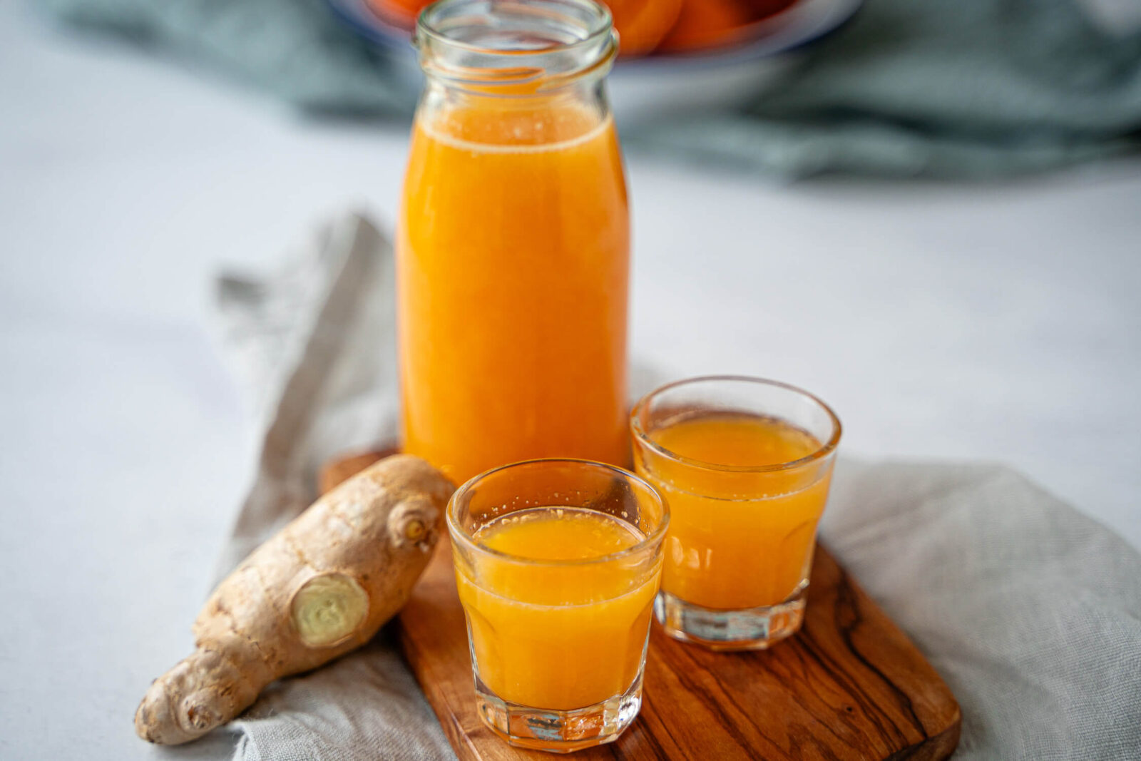 Ingwershot mit Orangensaft - so einfach geht´s