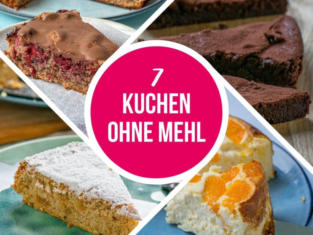 Kuchen backen ohne Mehl - einfache & leckere Rezepte - Einfach Malene
