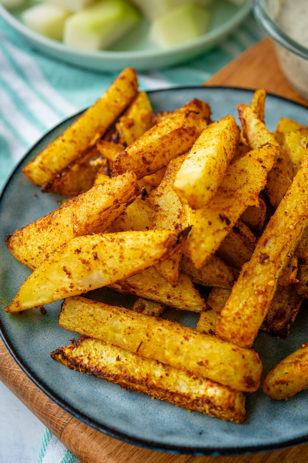 Kohlrabi Pommes Airfryer