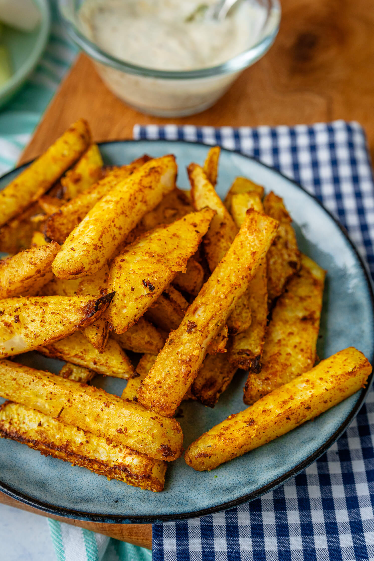 Kohlrabi Pommes Airfryer