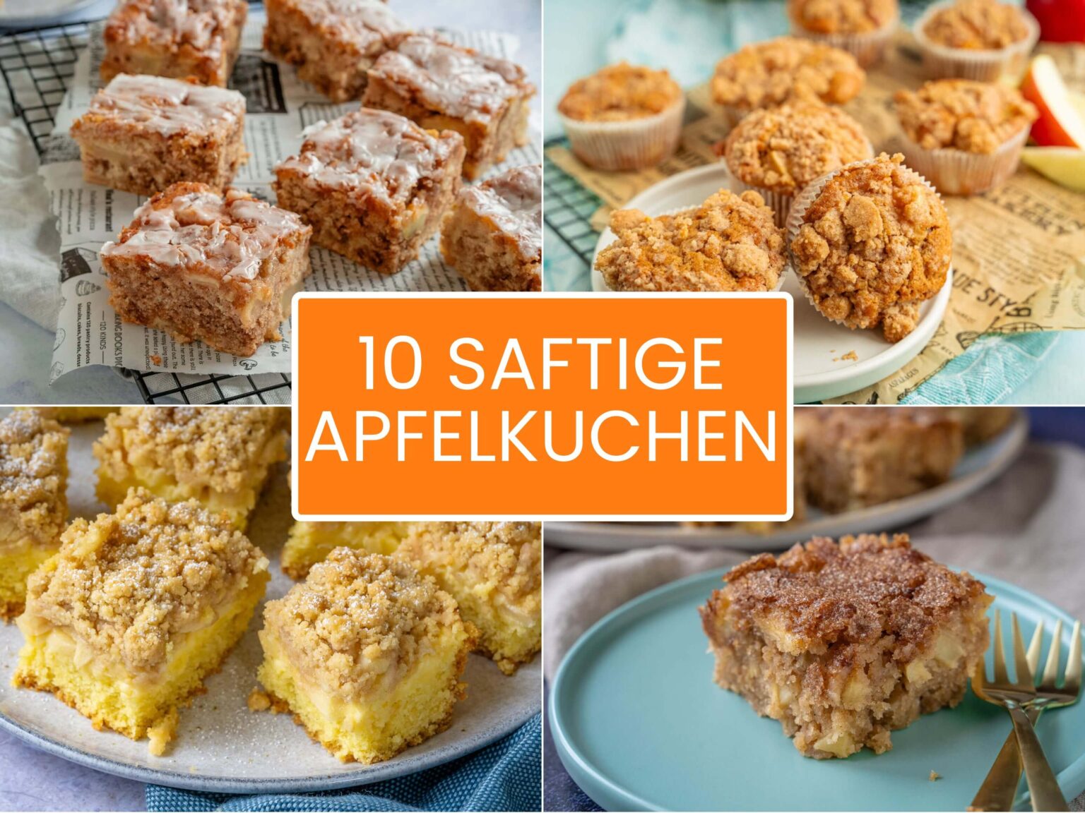 Apfelkuchen Rezepte – einfach, saftig & lecker backen