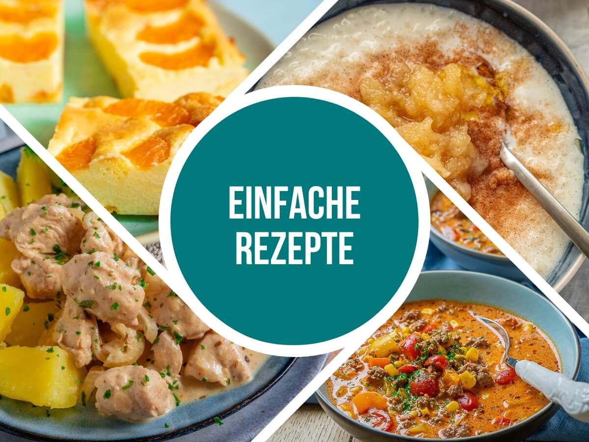 Einfache Rezepte - schnell, lecker & unkompliziert kochen
